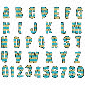 Doodle Snowman Alphabet Png, Snow Alphabet Bundle , Winter Alphabet ...