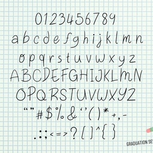 Graduation Font , Procreate Fonts , Graduation Senior, Cricut Font ...