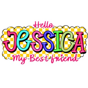 Bright Neon Scribble Alphabet With Colorful Checkered Background ...