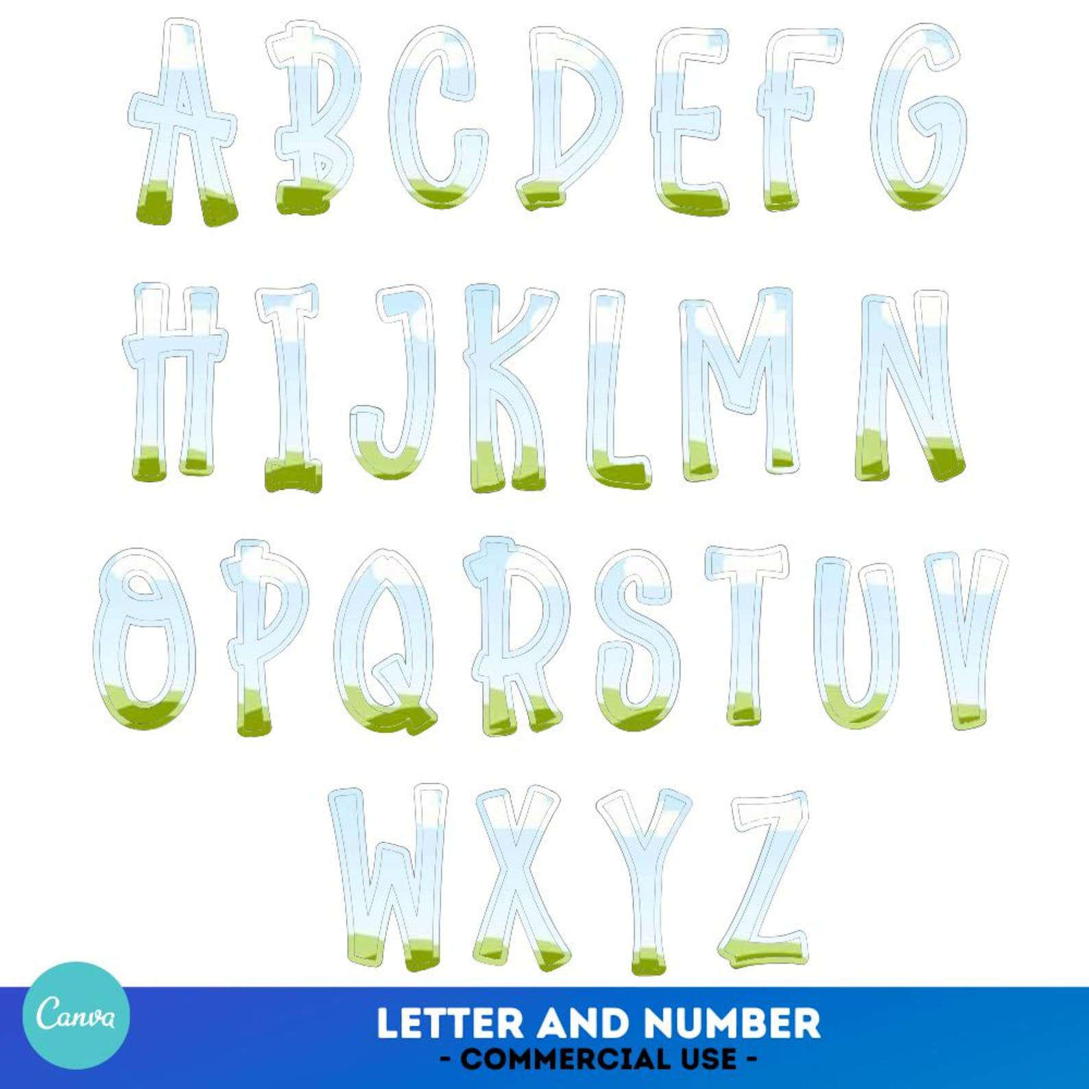 Canva Frame Font Alphabet | Sublimation | Custom Fill Pattern | Fill in ...
