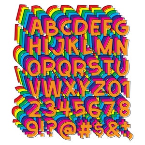 Bulletin Board Doodle Letters Back to School: Kindergarten, Teacher ...