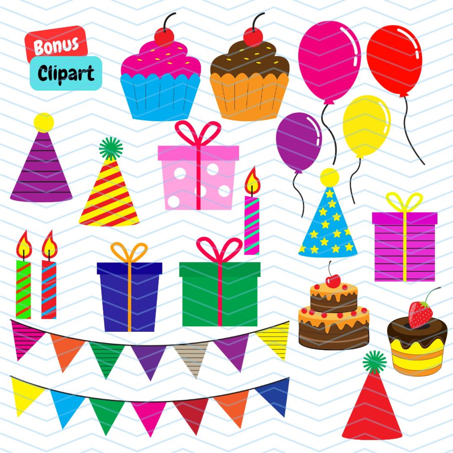 Birthday Alphabet Bundle Png, Birthday Png for Girls and Boy, Birthday ...