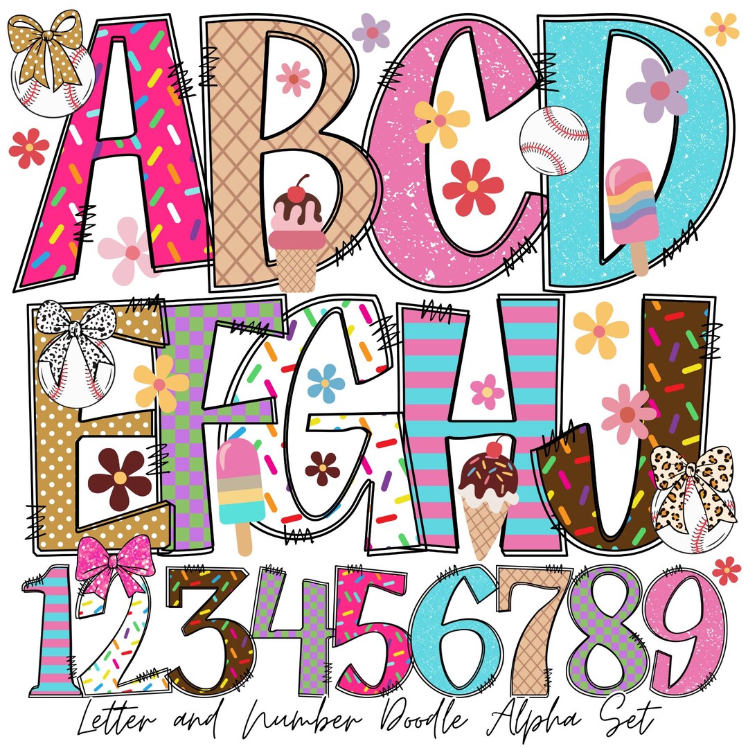 Baseball Drip Mama Alphabet PNG | Ice Cream Drip Letter and Number ...