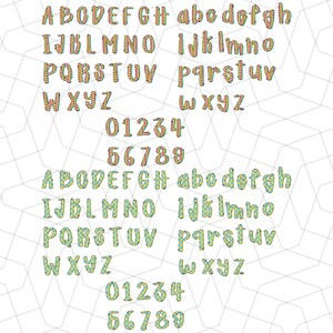 Preppy Summer Fruits Alphabet PNG | Summer Vibes Letter | Lemons ...