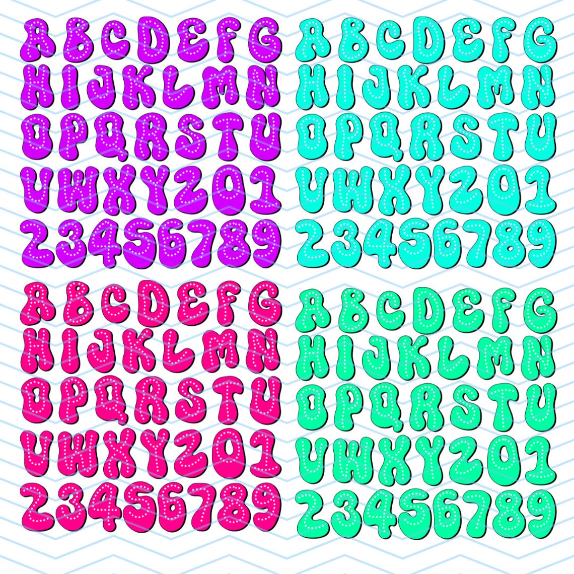 Bright Neon Letters Png, Polka Dot Alphabet Png, Marquee Letters Png ...