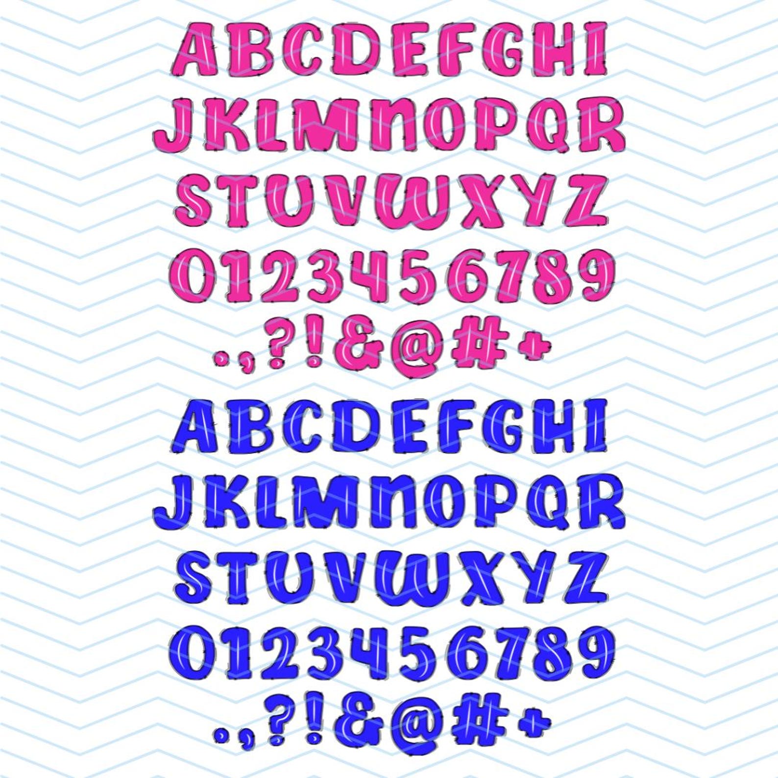 Scribble Alphabet PNG | Bold and Vibrant Letters | Colorful Digital ...