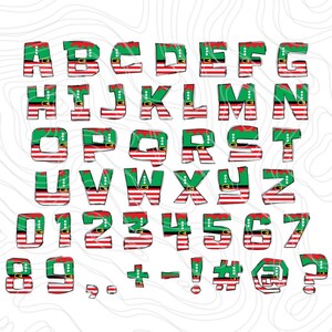 Elf Doodle Christmas Letters Png, Christmas Doodle Letters, Alphabet ...