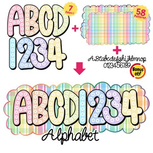 Bright Flower Dalmatian Dot Pastel Bundle With Checkered Background Png ...