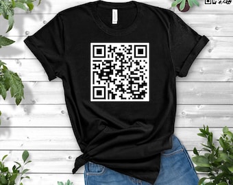 Funny Qr Code Shirt - Etsy