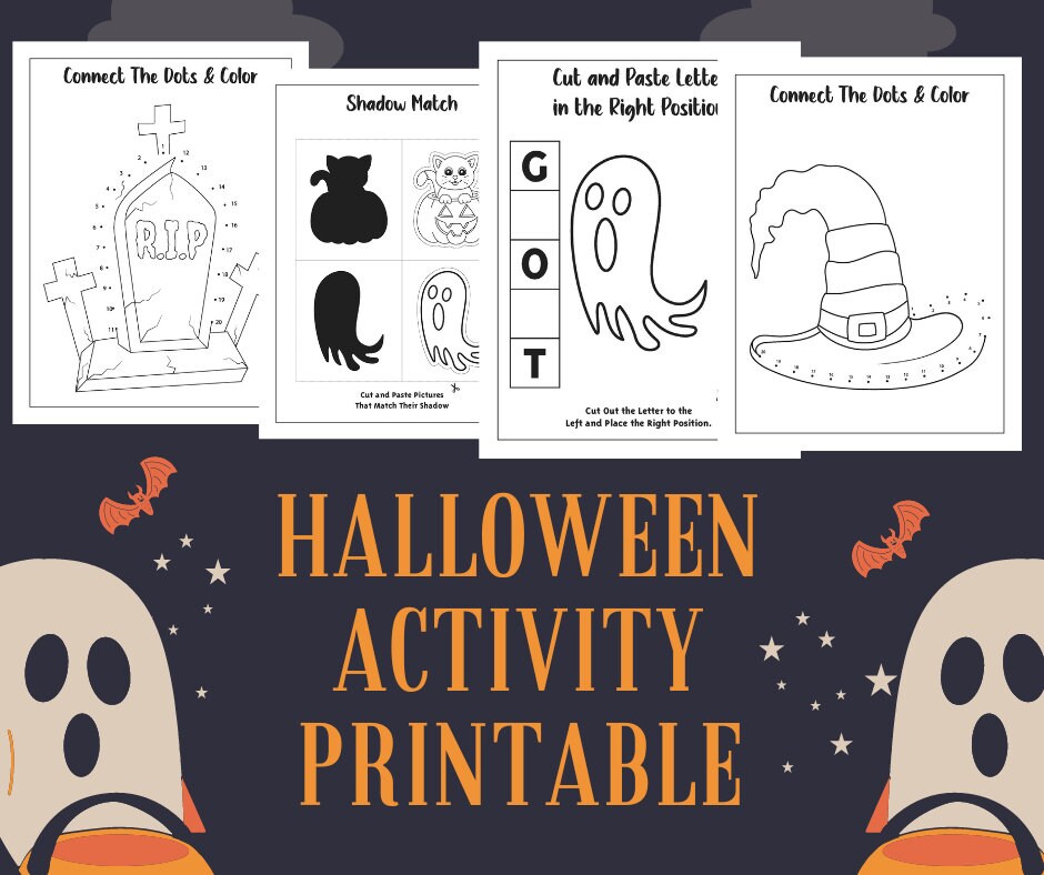 Halloween Activity Printable, Halloween Printable, Halloween ...
