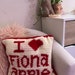 I Love Fiona Apple Crochet Pillow Pattern - Etsy