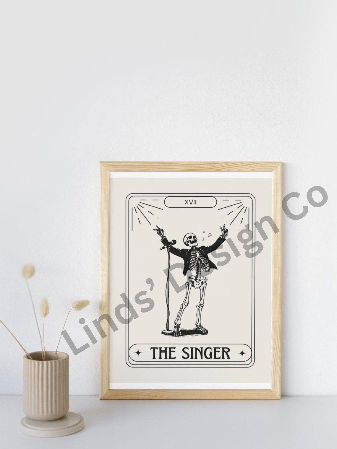 Personality Tarot Cards | THE SINGER | Art Poster | Wall Decor ...