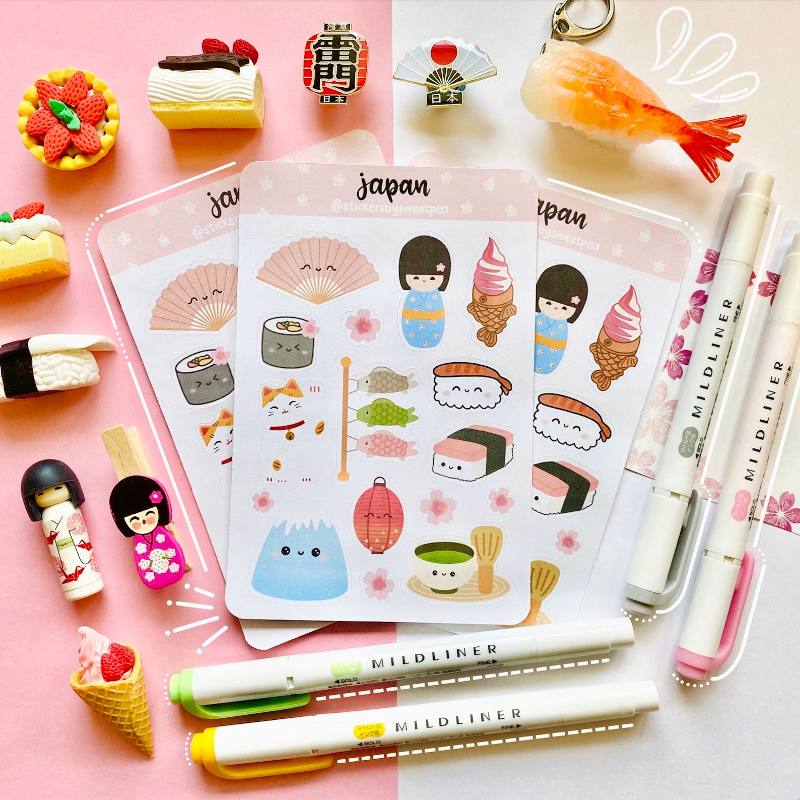 Japan Sticker Sheet bullet journal planner crafts | Etsy