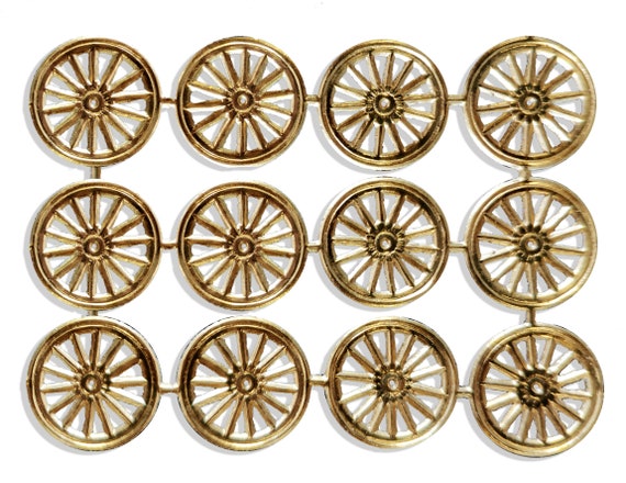 Wheels Ø 2 Cm Made of Dresden Cardboard Set of 12 - Etsy UK