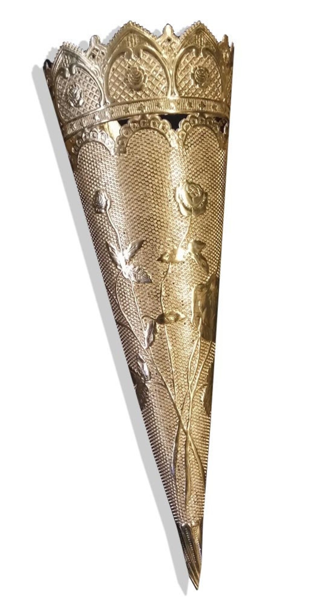 Pointed Bag Cornucopia Made of Dresden Cardboard Set of 2 - Etsy