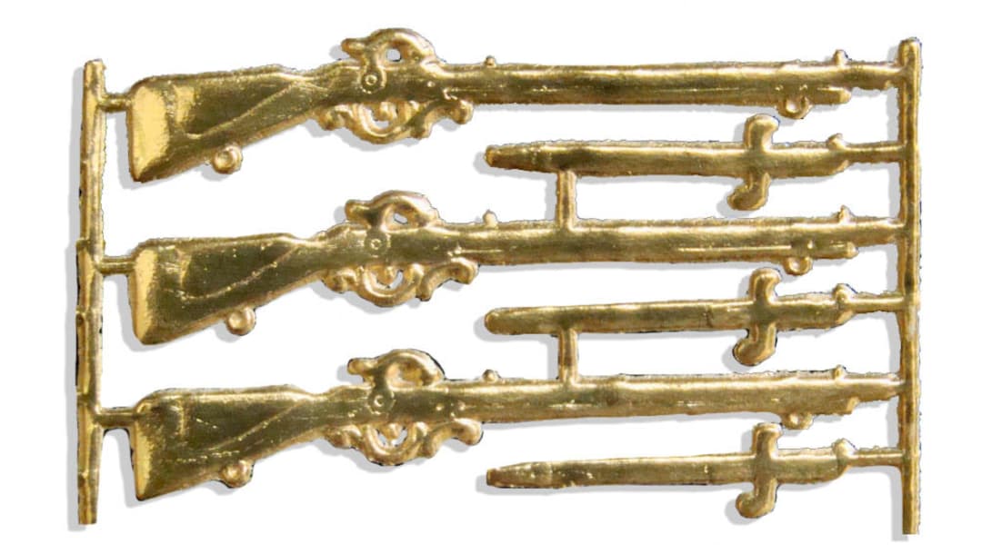 Sabre Rifle Made of Dresden Cardboard Set of 12 - Etsy