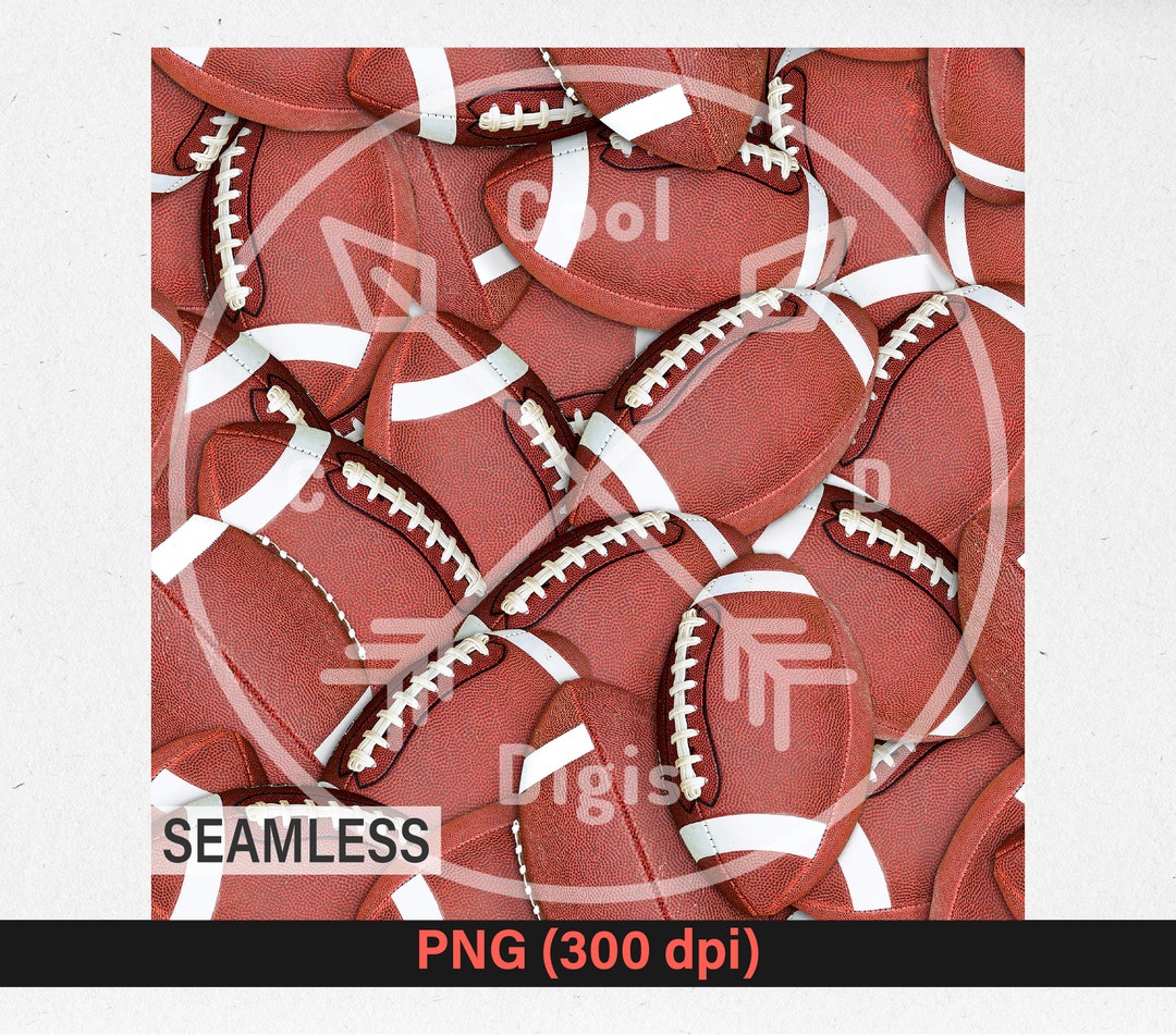 Seamless Football Pattern PNG Digital Sublimate Download - Etsy