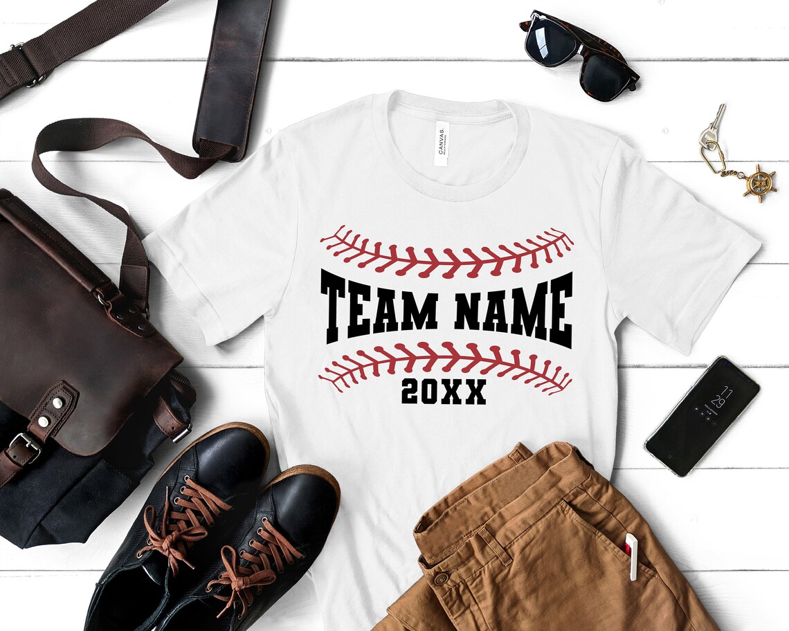 Baseball Team Name Clipart for Cricut Baseball Team AI - Etsy