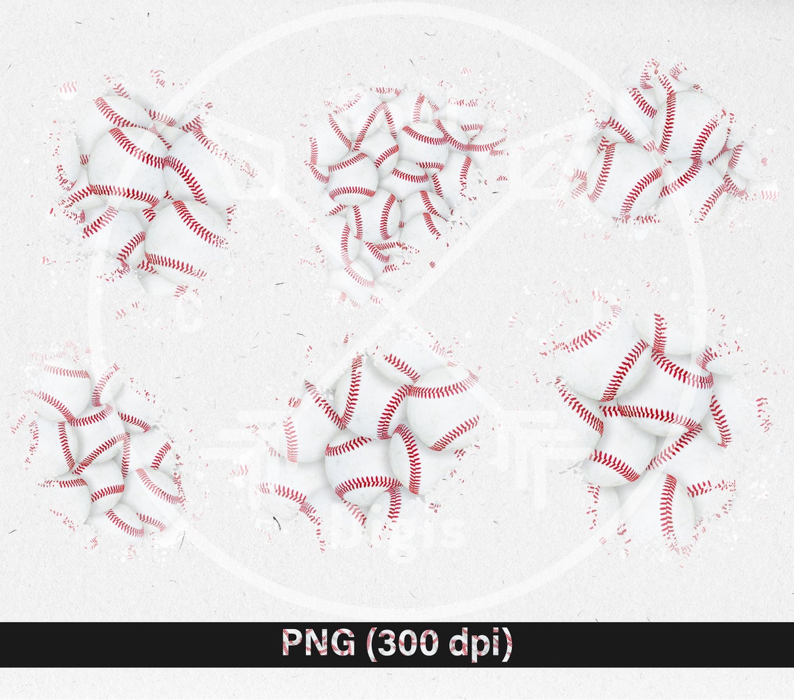 Distressed Baseball Print Png Patches Sublimation - Etsy