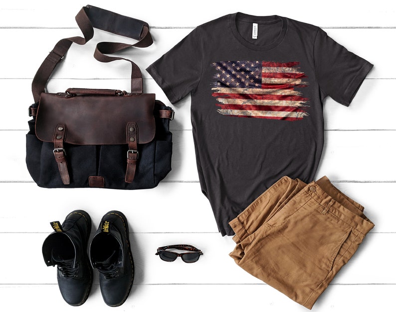 American Flag Distressed Patch PNG USA Flag PNG Distressed - Etsy