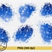 Snowflake Patches PNG Distressed Snowflakes Blue Patches Bleached Shirt ...