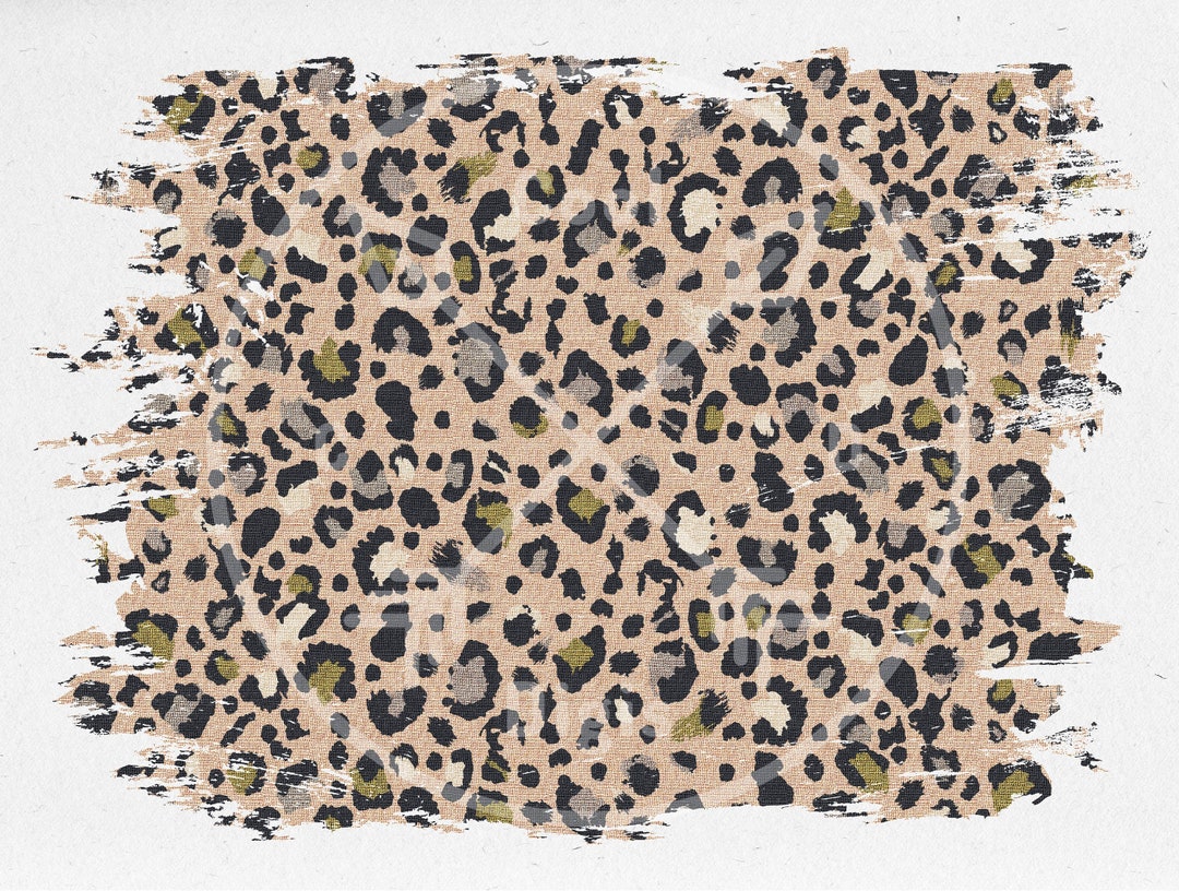 Distressed Leopard Print Png Leopard Rose Gold, Sublimation Design ...