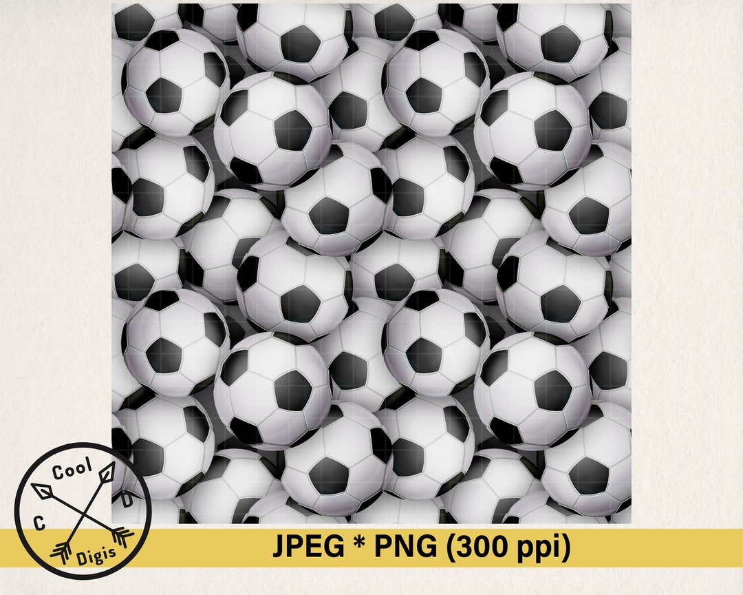 Soccer Ball Seamless Pattern PNG - Soccer Ball Background, Football ...