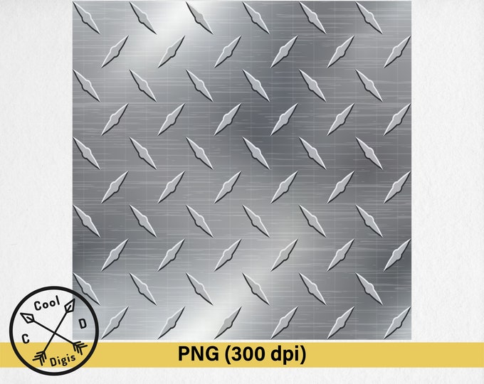 Diamond Plate Patterns SVG Vector Bundle Clipart Files, Seamless ...