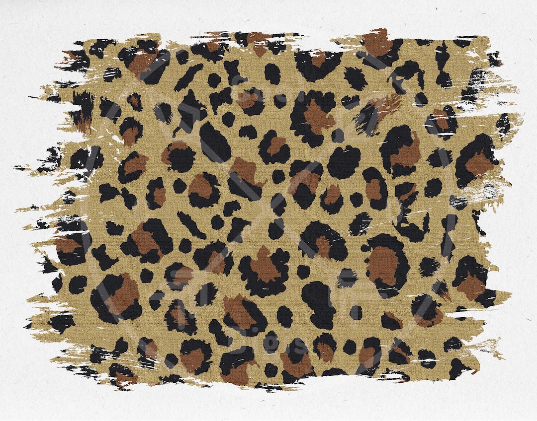 Distressed Leopard Print Png Sublimation Design, Background Splash ...