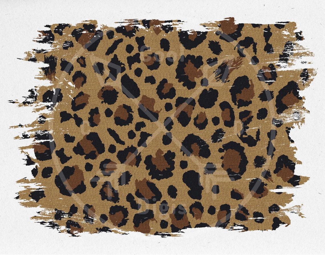 Distressed Leopard Print Png Sublimation Design, Background Splash ...