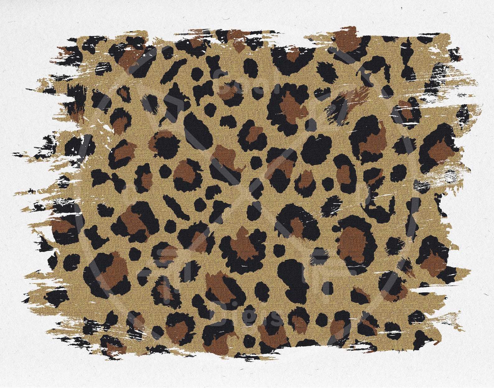 Distressed Leopard Print Png Sublimation Design, Background Splash ...
