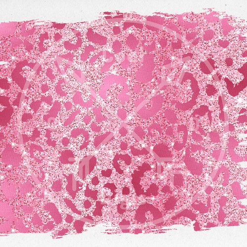 Hot Pink Leopard Print PNG File Sublimation Design | Etsy