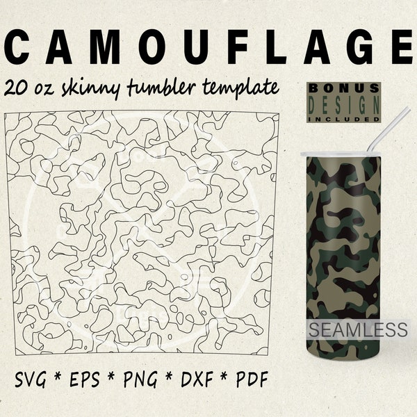 Camo Svg - Etsy