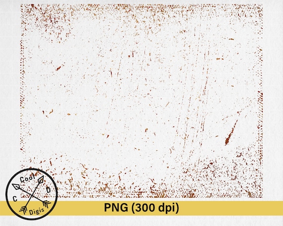 Rust Texture PNG Overlay Effect Grunge Light Brown Rusty - Etsy