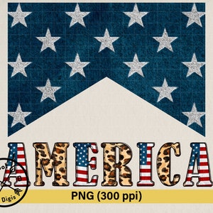 America PNG Sublimation Design Digital Download American Flag - Etsy