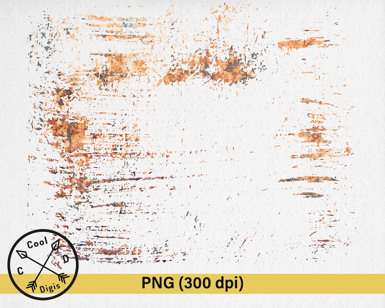Rust Texture PNG - Overlay Effect, Grunge Light Brown Rusty Texture ...