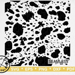 Cowhide Print PNG Digital Sublimate Download, Cow Print SVG Seamless ...