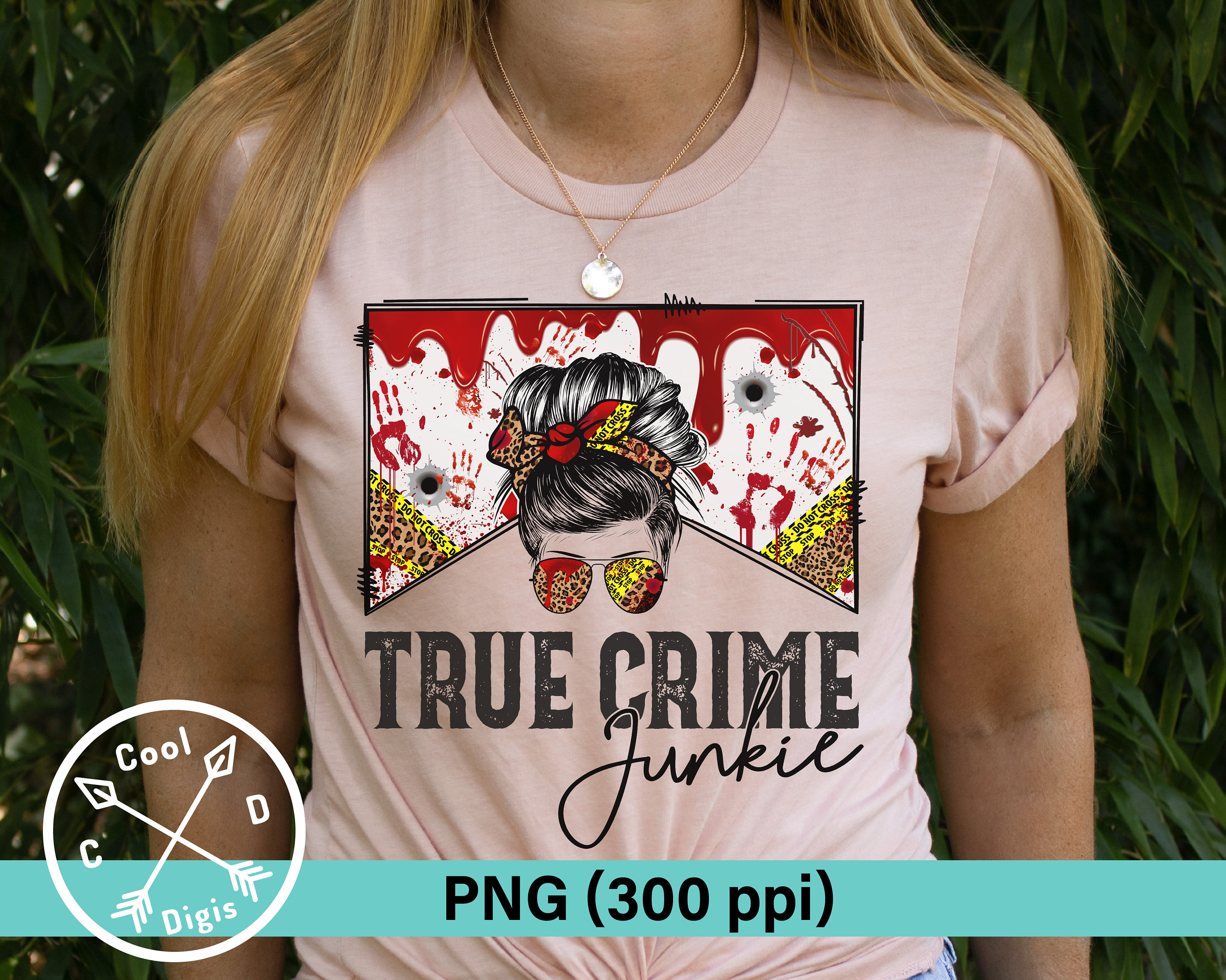 True Crime Junkie PNG Mom Messy Bun PNG - Etsy