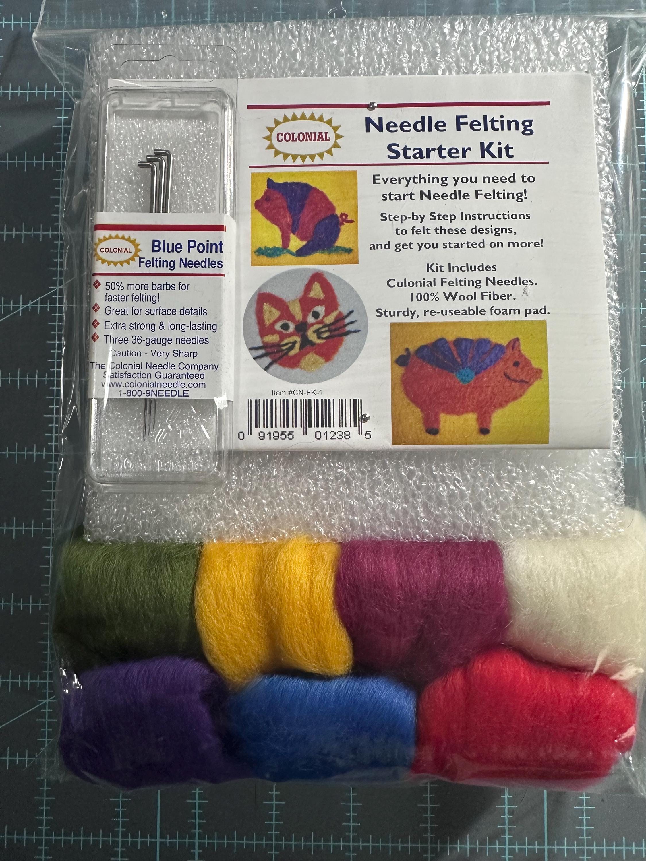 Colonial Needle Felting Starter Kit - Etsy