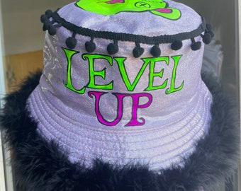 Hand Painted Bucket Hat - Etsy