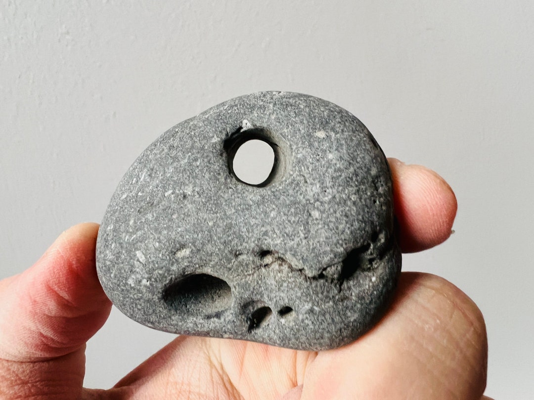 A Rare Master Celtic Hag Stone With Big Holes From Ireland Irish Hag ...
