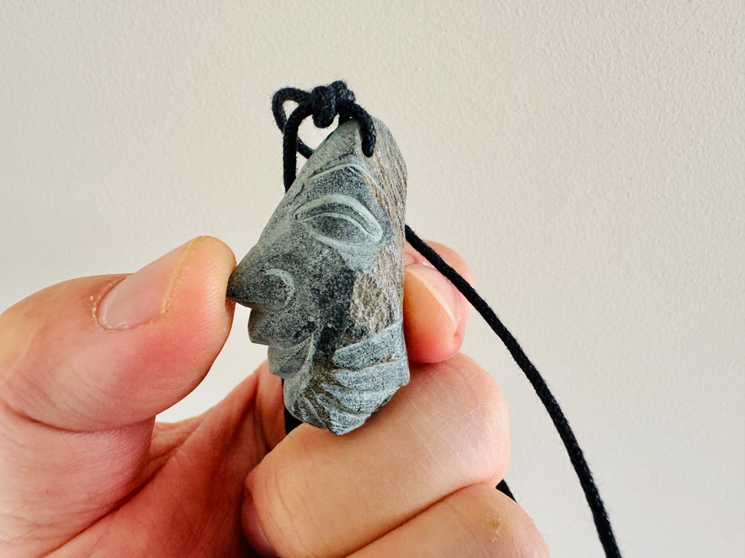 Handcrafted Loch Ness Stone Amulet Necklace From Scotland Magic Stone ...