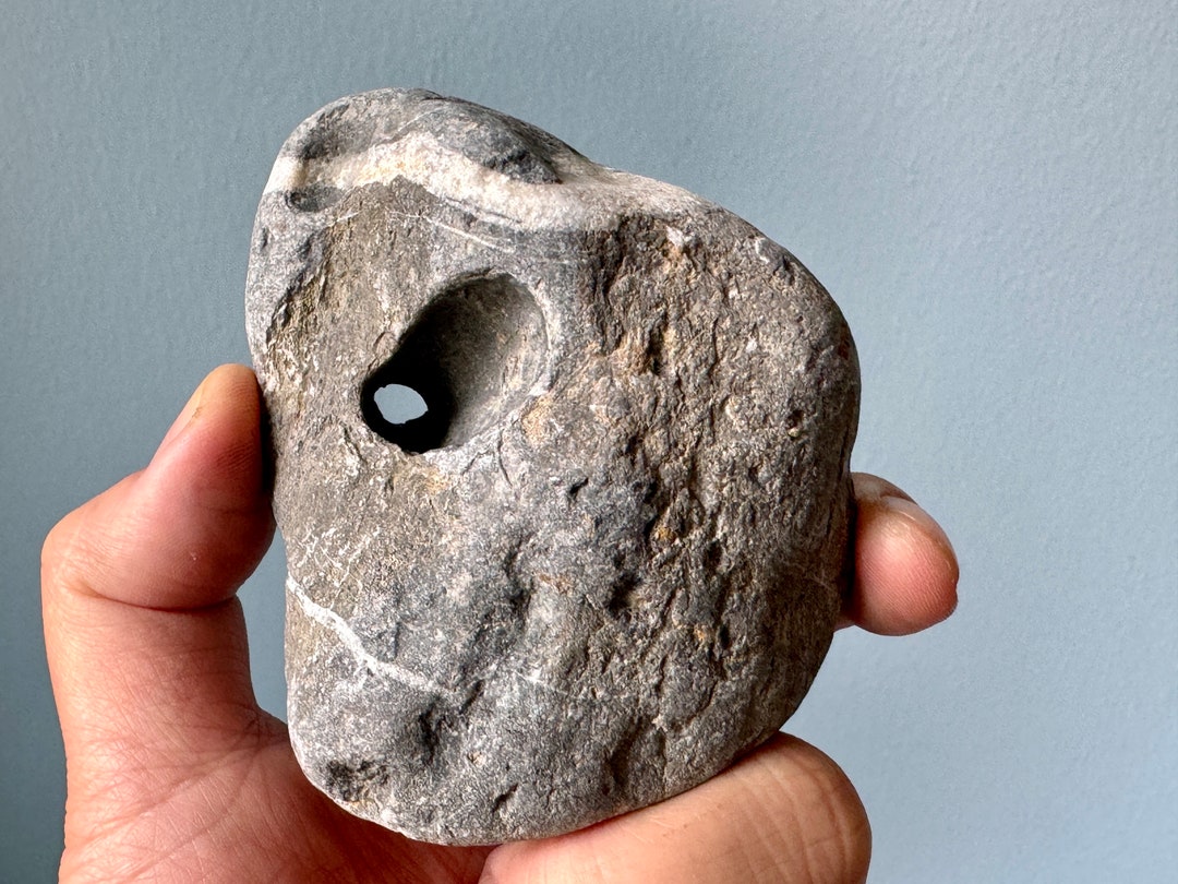 A Huge Master Piece Hag Stone and Wishing Stone From Ireland - Holey ...