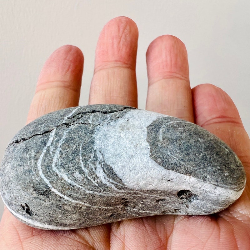 Striped Stone - Etsy