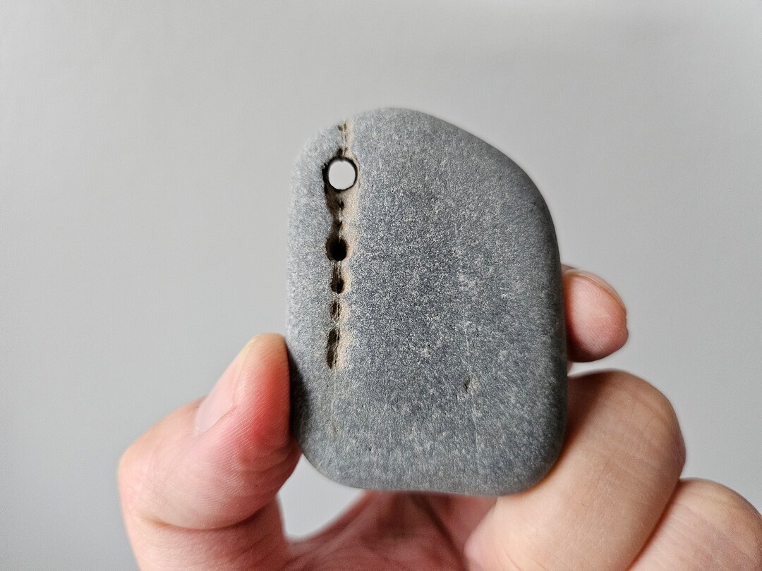 A Beautiful Irish Hag Stone From Donegal Ireland-holy Stone - Etsy