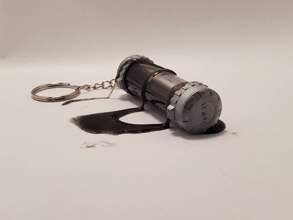 Venom Symbiote Canister Keychain - Etsy