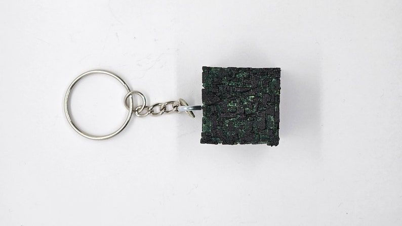 Star Trek Borg Cube Glow in the Dark Keychain - Etsy