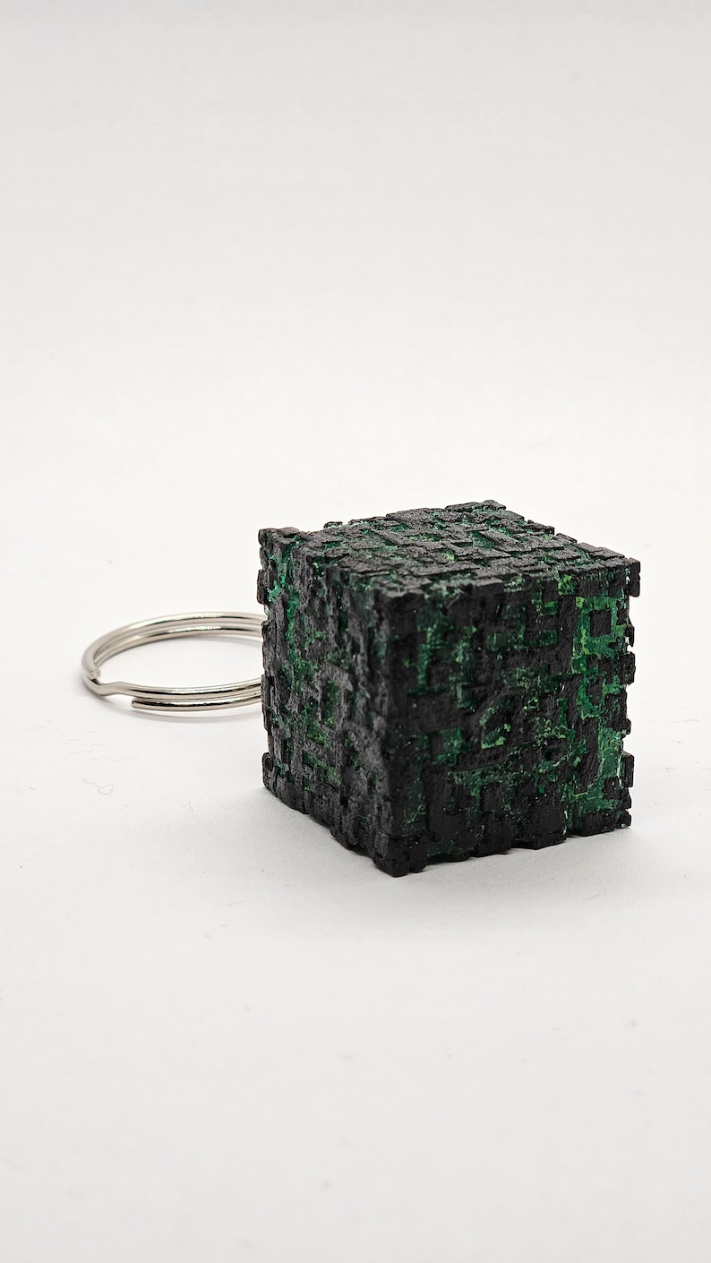 Star Trek Borg Cube Glow in the Dark Keychain - Etsy