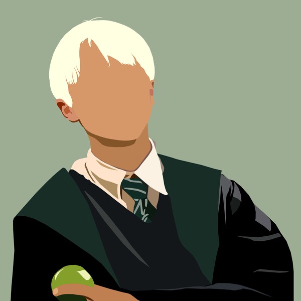 Draco Malfoy Svg - Etsy