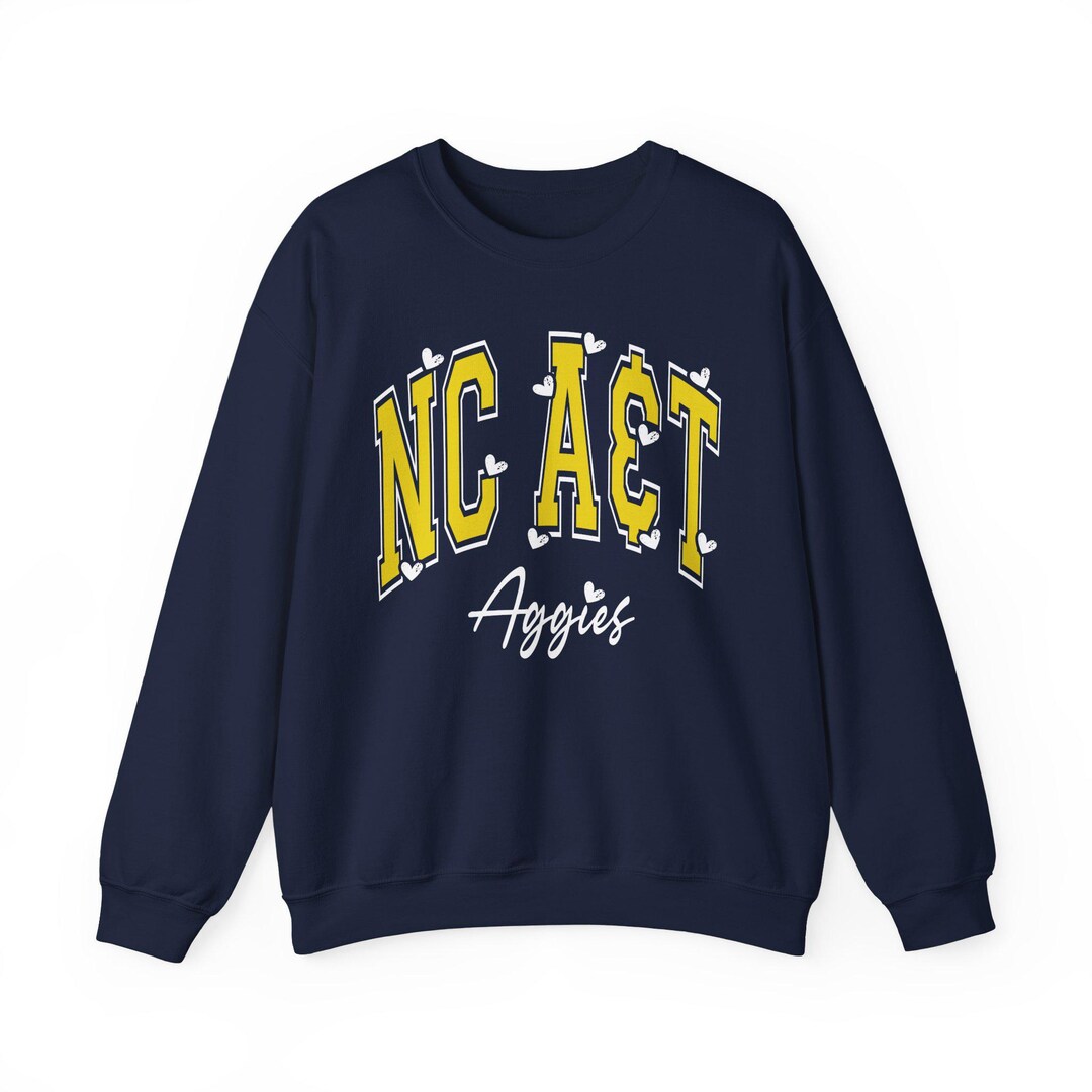 North Carolina A&T Aggies Love Unisex Sweatshirt, NCAT Alumni Gift ...